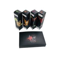 China Black Matte Uv Printing Custom Paper Box For Perfume / CBD Oil Packaging for sale