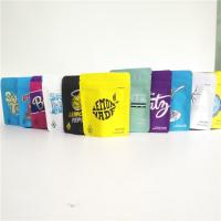 China CBD Packaging  Bag Hamp Flower Packaging Bag Black Mylar Cookies Bag for sale