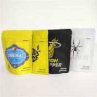 China CBD Packaging  Bag Hamp Flower Packaging Bag Black Mylar Cookies Bag for sale