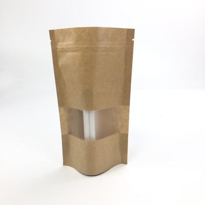 China Smell Proof 200g 300g 500g Brown MOPP VMPET Kraft Paper Bag for sale