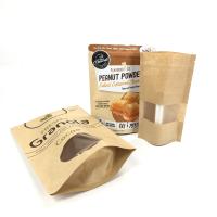 China Smell Proof 200g 300g 500g Brown MOPP VMPET Kraft Paper Bag for sale