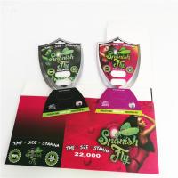 China Female Enhancer Pills Packaging Pink Pussy Cat Black Mamba Burro Paper Blister Card For Gold Capsule Bottle for sale