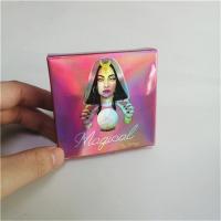 China Pink Eyelash Hot Stamping Offset Printing Holographic Paper Box for sale