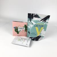 China Mini quantity digital printing cookie snack jerky beef packaging stand up zipper bag with clear window for sale