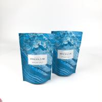 China Mini quantity digital printing cookie snack jerky beef packaging stand up zipper bag with clear window for sale
