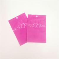 China Eyelash Jewellery Gravure Printing MOPP Zipper Makeup Pouch for sale
