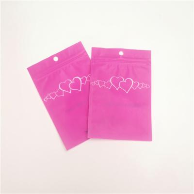 China Eyelash Jewellery Gravure Printing MOPP Zipper Makeup Pouch for sale
