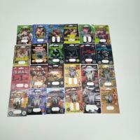 China Gravnre Printing RHINO 3D Plastic Blister Pill Card With Bullets for sale