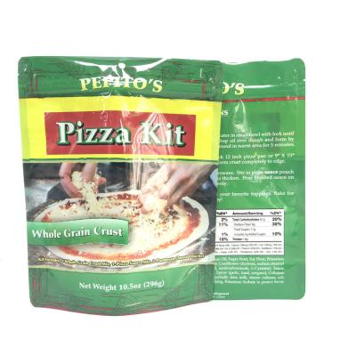 China Cusromized Plastic Bag Food Grade Packaging Stand Pouch For Pizza Mylar Food Pckaging Bag for sale
