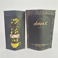 China Foil Lined Kraft Paper CMYK VMPET Coffee Stand Up Bag for sale