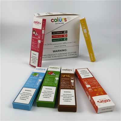 China Vape Pens Cmyk Hologram Paper Card Blisters Boxes Hot Stamping for sale