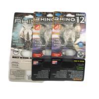 China Stiff Rox Male Enhancement Pill Rhino 69 Blister 3d Card Display Box for sale