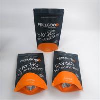 China Snack Mylar 120mic Zipper Standing Pouches 20*15*8cm For Food for sale