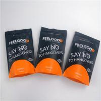 China Snack Mylar 120mic Zipper Standing Pouches 20*15*8cm For Food for sale
