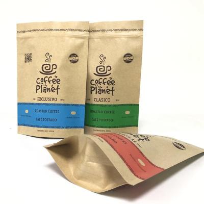 China Pantone Color Kraft Paper MOPP VMPET 180 Micron Stand Up Pouch for sale