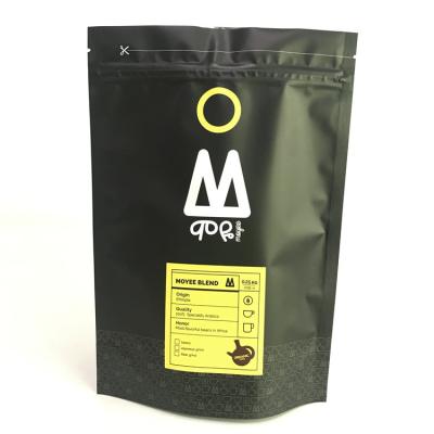 China Custom Printed Matte Aluminum Foil Stand up Bags with Zipper Mylar Bags for sale