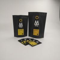 China Customized Stand Up Biodegradable Packaging Coffee Bag 250g 500g Coffee Tea Food Grade Packaging Bag With Valve for sale