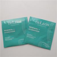 China Matte Aluminum Small Sachet SampeL Packaging Bags Cream Samples Packing Bags for sale