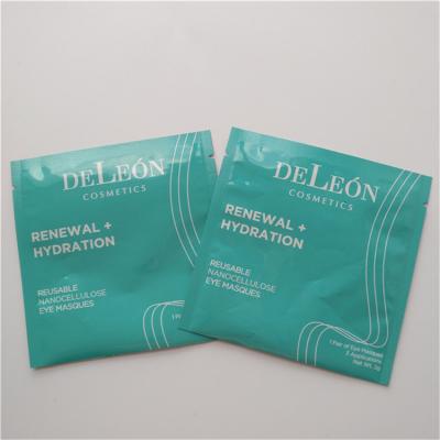 China Matte Aluminum Small Sachet SampeL Packaging Bags Cream Samples Packing Bags for sale