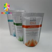 China Custom Accepted Matte Aluminum Foil Bath Salts Bags Body Scrub Packaging Mylar Bags for sale