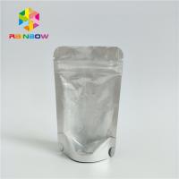 China Custom Accepted Matte Aluminum Foil Packaging Bags  Mylar Bags with Window for sale