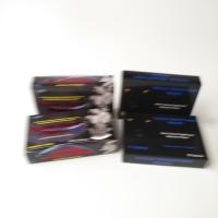 China Custom Logo Recycled Cosmetic Contact Lenses Packaging Paper Box Glossy Pills Eyelash Rectangular Makeup Packing Paper B for sale