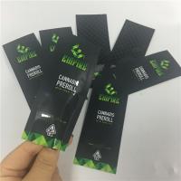 China Digital Printing Preroll Glossy Packaging Mylar Bags Customized Aluminum Foil Smell Proof  Cigar Joint Packaging for sale