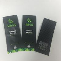 China Digital Printing Preroll Glossy Packaging Mylar Bags Customized Aluminum Foil Smell Proof  Cigar Joint Packaging for sale