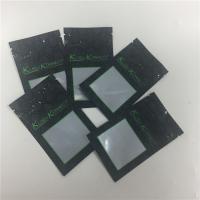 China UV print KUSH PE Prevent children from opening tobacco bags with window for sale