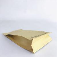 China Custom Accepted Stand up Eco-Friendly Bags Kraft Paper PLA Bags with Zipper for sale