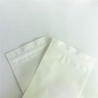 China Digital Printing White Kraft Paper Biodegradable Bags with Zipper for sale