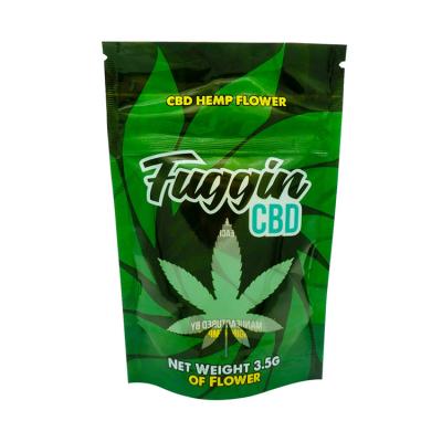 China Smell Proof Hemp Flower CBD Edibles Cookies Child Resistant CR Exit  Mylar Pouch Bag for sale