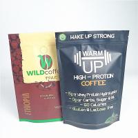China Matte Aluminum Foil Coffee Packaging Bags with Customized Logo and Valve for sale
