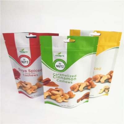 China Matte Aluminum Foil Custom Accepted Stand up Pouches with Zipper for sale
