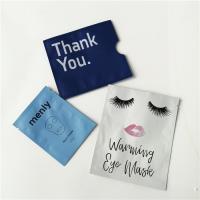 China Matte blue cosmtic packaging bags customized flat foil sachets for sale