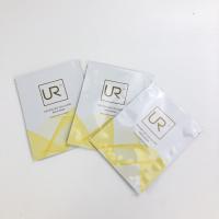 China Free samples high quality 3 side seal flat bag with tear notch aluminum foil pouches for sale