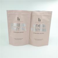 China Smell Proof 32 oz Bath salt packaging resealable stand up pack bag with window 250g coffee body scrub bag for sale