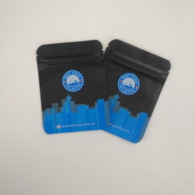 China VMPET Gravure Printing Smell Proof Cookies Foil Bag 3.5g 7g for sale