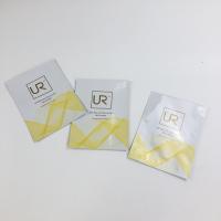 China Custom Resealable three side flat mylar Frosted Plastic  lotion cream sachet Bag for sale