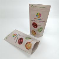 China Customized Biodegradable Kraft Paper Pla Tweed Leaf Mylar Bags For Chew Gums for sale