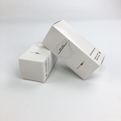 China Wholesale Custom Hot Stamping Matt Film With 350g White Cardboard For Cosmetic Sample Food Eyelash Paper Box Packaging for sale
