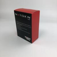 China Custom Matt Film UV With 400g Thickness White Cardboard For Toy FoodSpary Bottles Paper Box Packaging for sale