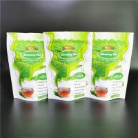 China Digital Printing Stand Up  Pouches Empty Tea Packaging Bag Green Diet Tea Mylar Bags for sale