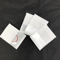 China OEM Custom White Logo Size Resealable Kraft Paper With Transparent Window For Coffee Bean jewelry Packaging Pouch for sale