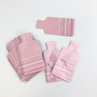 China OEM Custom Pink Logo Size Resealable With Transparent Window For Dry Fruit Nuts Packaging Pouch for sale