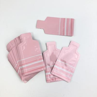 China OEM Custom Pink Logo Size Resealable With Transparent Window For Dry Fruit Nuts Packaging Pouch for sale