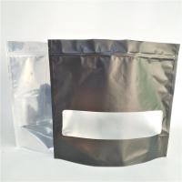 China Transparent Window SGS Weed Baggies Plastic Bag Mylar Doypack for sale