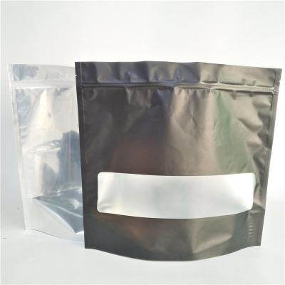 China Transparent Window SGS Weed Baggies Plastic Bag Mylar Doypack for sale