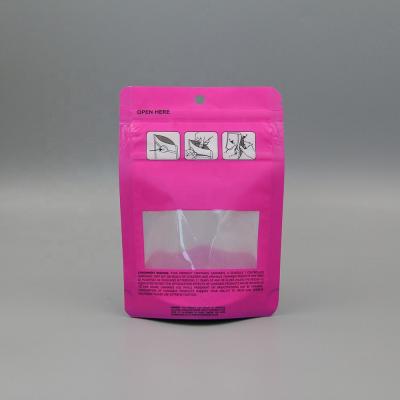 China Triple Zipper CBD Candy Mylar  Pouch 200mic for sale