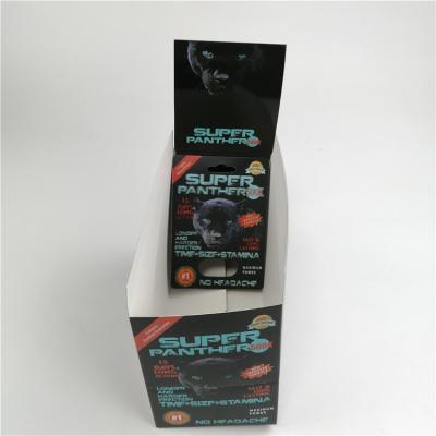 China Male Enhancement Pills Rhino 3d Sex Pill Packaging Blister Card 600k 700k Lenticular Card for sale